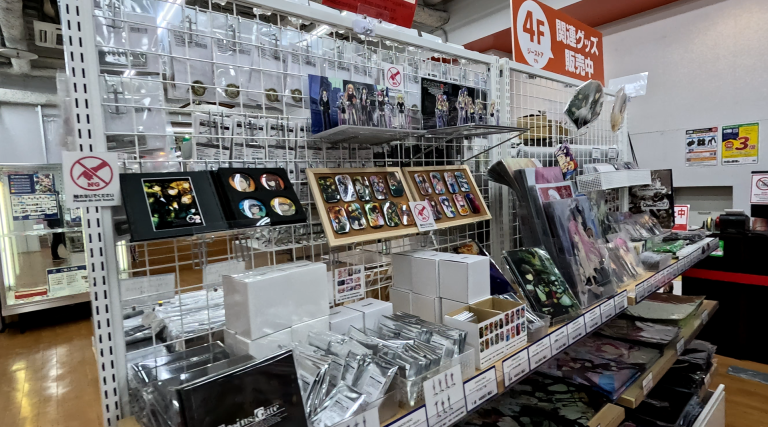 We visited the SciADV ALL STAR POPUP store in Akihabara - Kiri Kiri Basara